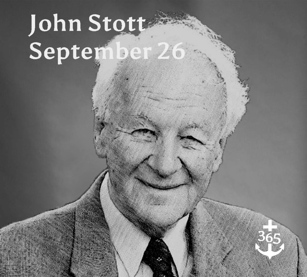 John Stott, England, Anglican Priest | 365 Christian Men
