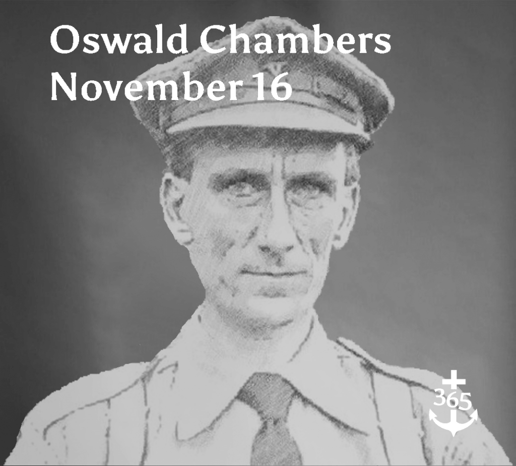 Oswald Chambers, Scotland, Author | 365 Christian Men