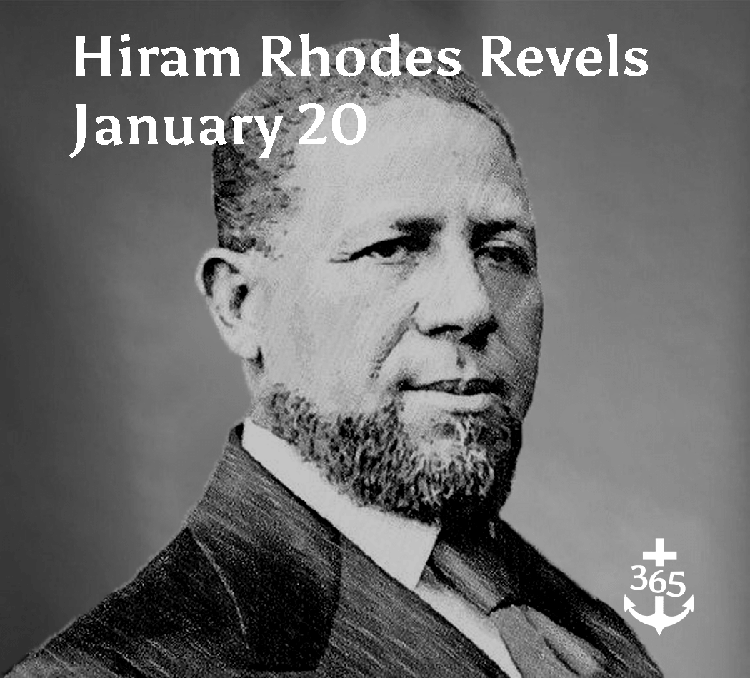 Hiram Rhodes Revels, US, First African American Senator | 365 Christian Men