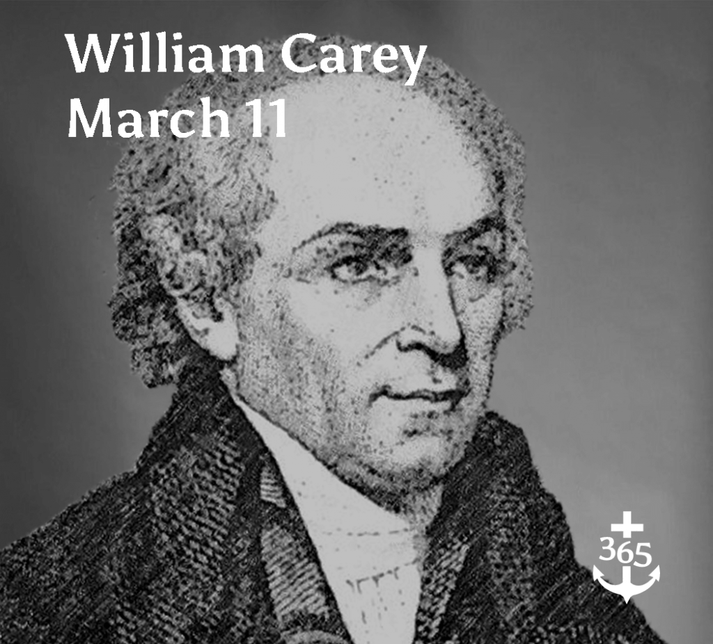 William Carey, England, Missionary to India | 365 Christian Men