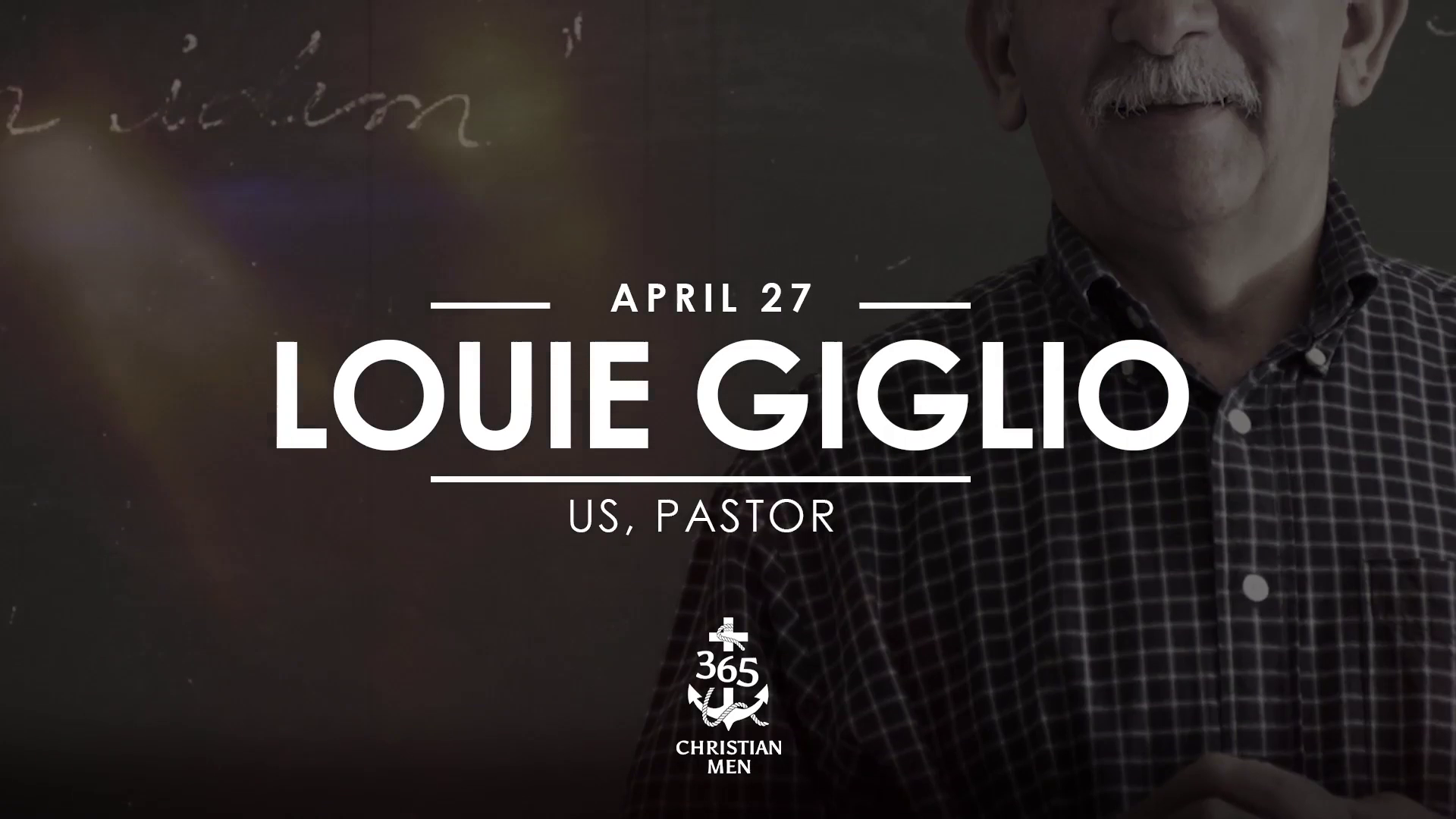 Louie Giglio, US Pastor | 365 Christian Men