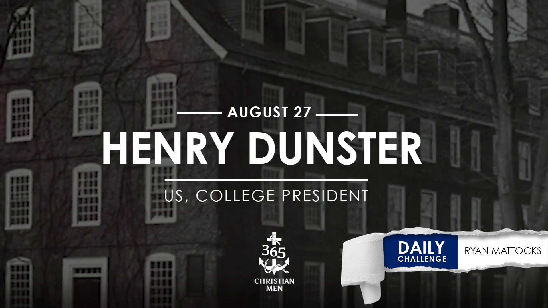 Henry Dunster, US, College President | 365 Christian Men