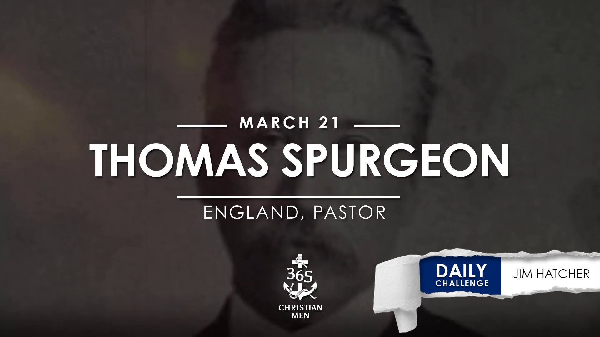 Thomas Spurgeon, England, Pastor | 365 Christian Men