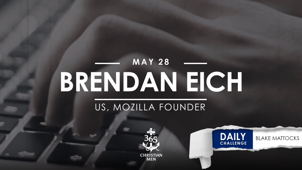 1148 Brendan Eich, US, Mozilla Founder | 365 Christian Men
